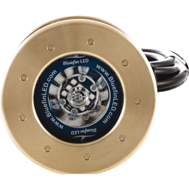 Bluefin Led 13.350.93 Mako M24 Blue LED Thru-Hull Light 24V, 7100 ...